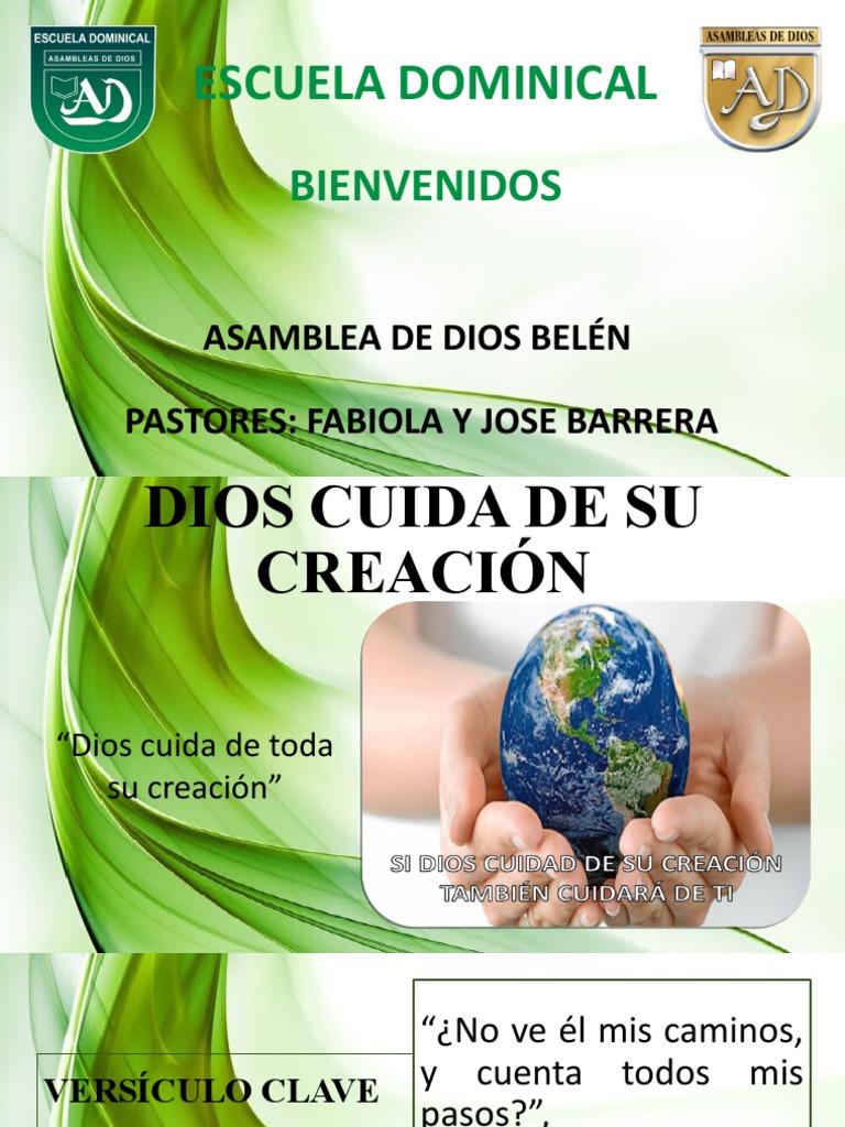 Dios y Su Cuidado por la Creación | PDF | Libro de trabajo