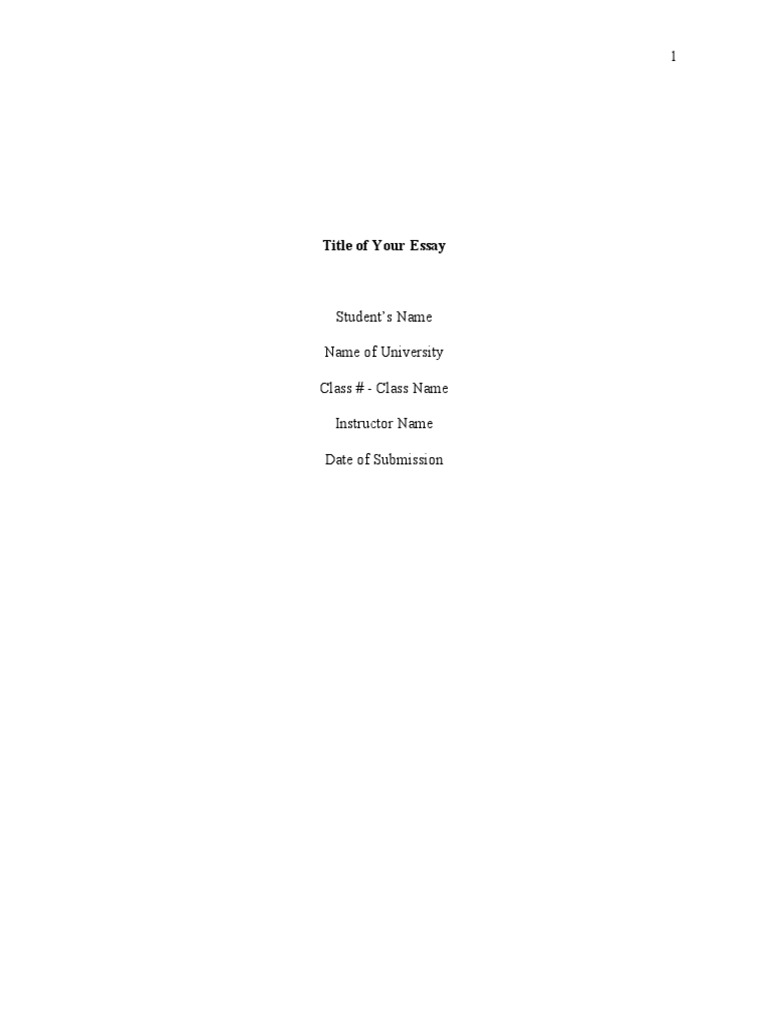 APA Style Format Sample Paper - Jan 2020 | Download Free PDF | Essays ...