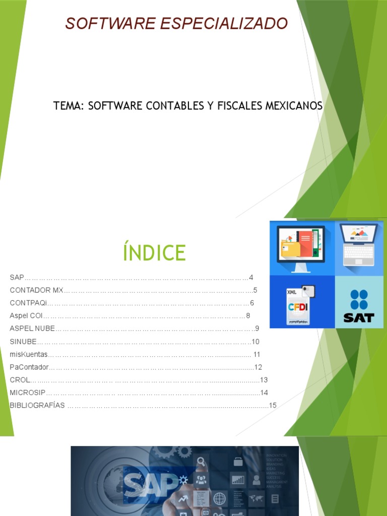 Software Contable y Fiscale | Descargar gratis PDF | Contabilidad ...
