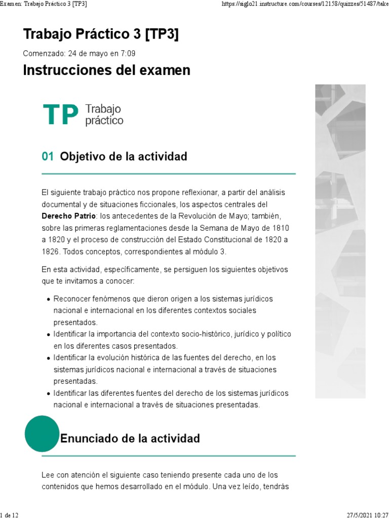 Examen Trabajo Práctico 3 (TP3) - 1 | PDF | América del Sur | Argentina
