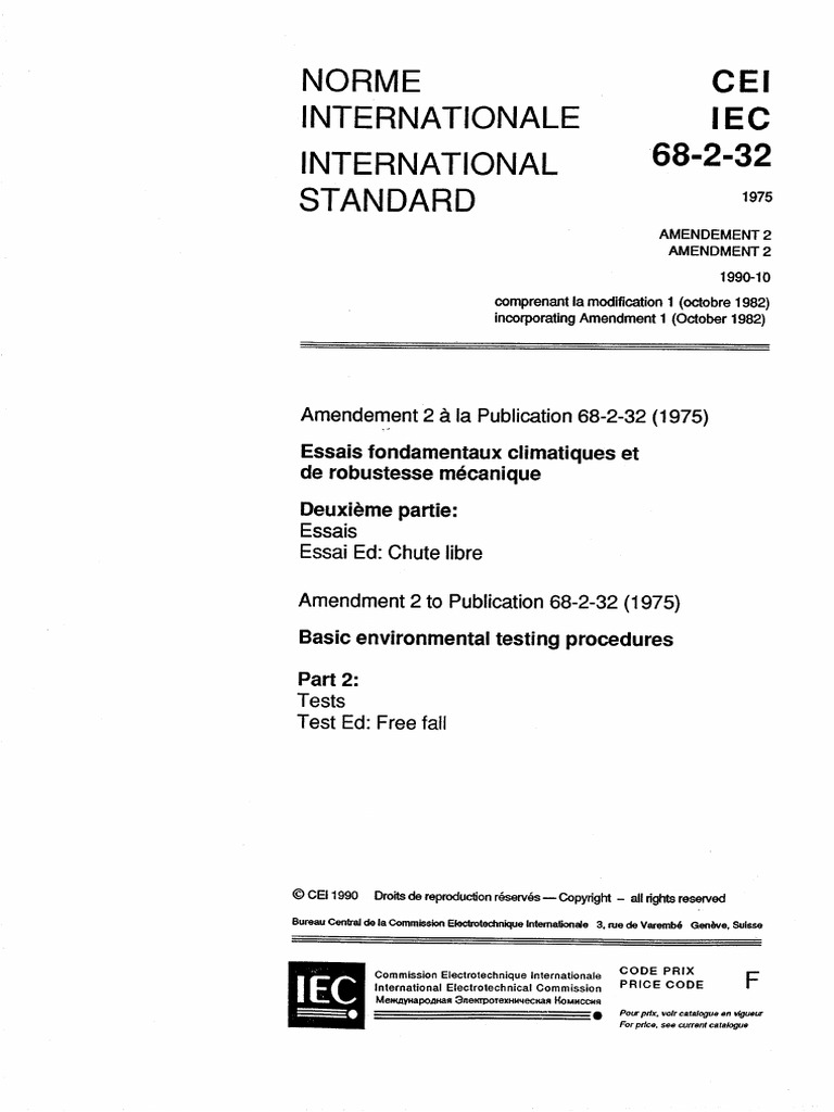 Iec 68-2-32 | PDF