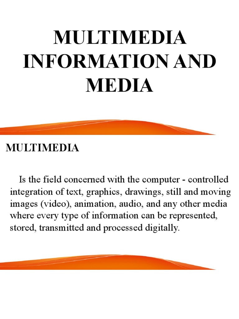 Multimedia Information | PDF | Multimedia | Mass Media