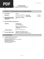 Safety Data Sheet - Distilled Water | PDF | Dangerous Goods | Toxicity
