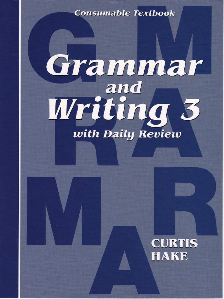 Grammar and Writing 3 Workbook | PDF