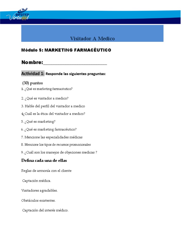 Asignación Actividad 1 Modulo 5 | PDF