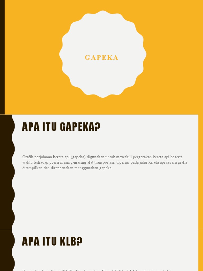 Pembuatan Gapeka KLB | PDF