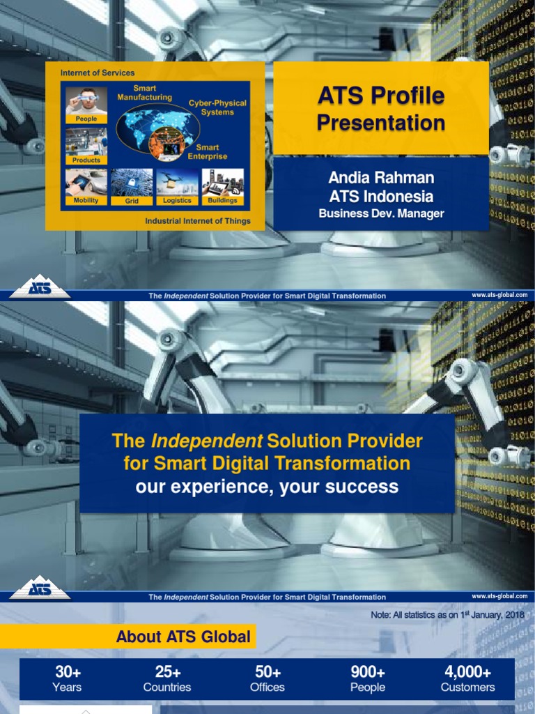 ATS Profile Presentation EN 2018 | PDF | Product Lifecycle | Internet ...