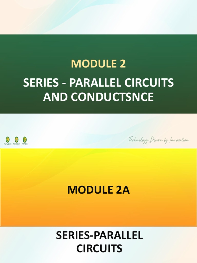 Module 2 Series-Parallel and Conductance | PDF | Series And Parallel ...