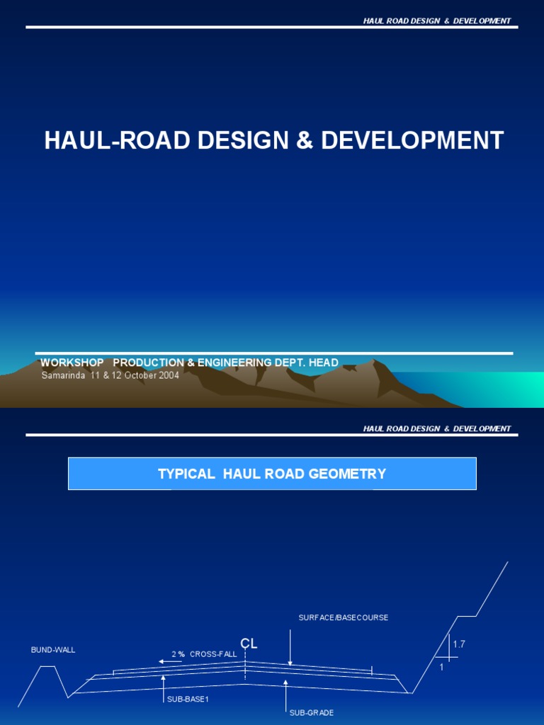 Road Design | PDF