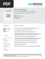 Pitch Anything - An Innovative Method For Presenting, Persuading, and ...