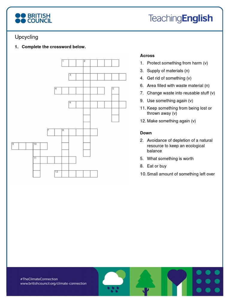 Upcycling Student Worksheet | PDF | Recycling | Sewing