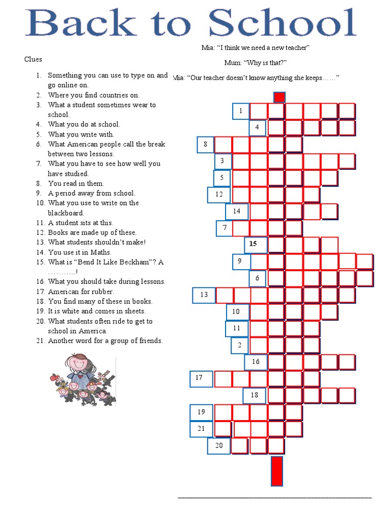 Back to School Word Search Activity | PDF