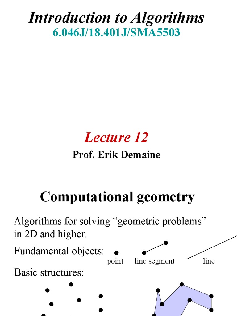 Introduction To Algorithms: 6.046J/18.401J/SMA5503 | PDF | Areas Of Computer Science | Algorithms