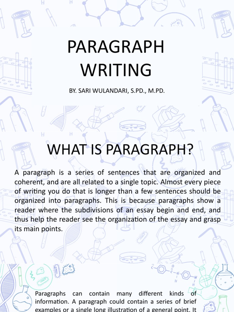 Paragraph Writig I | PDF | Essays | Sentence (Linguistics)