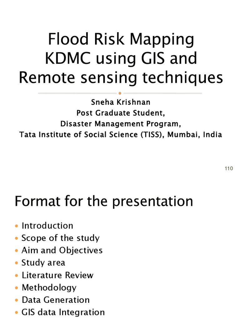 Flood Risk Mapping KDMC Using Gis and Re | PDF | Flood | Geographic ...