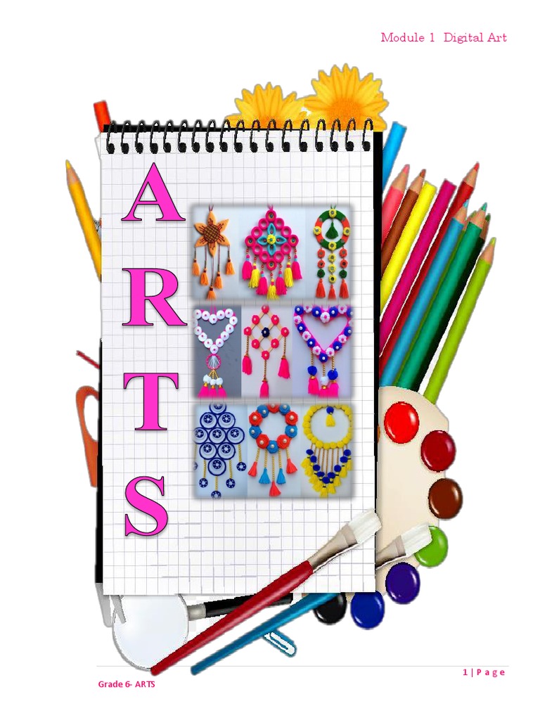 Module 1-Digital Art: 1 - Page Grade 6 - ARTS | PDF | Graphics | 3 D ...
