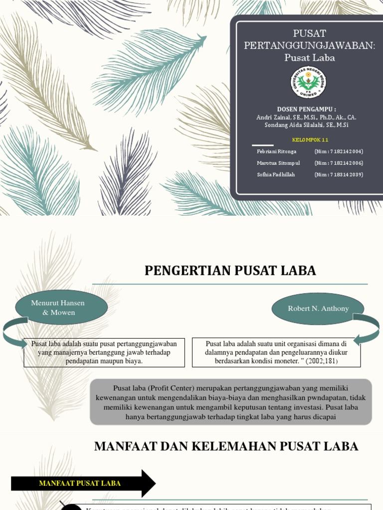 SPM (Pusat Pertanggungjawaban Pusat Laba) | PDF