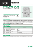 FRRU004-SCM4 Single Contact Module | PDF | Electrical Equipment ...