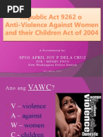 Ra 9262-Vawc Tagalog | PDF