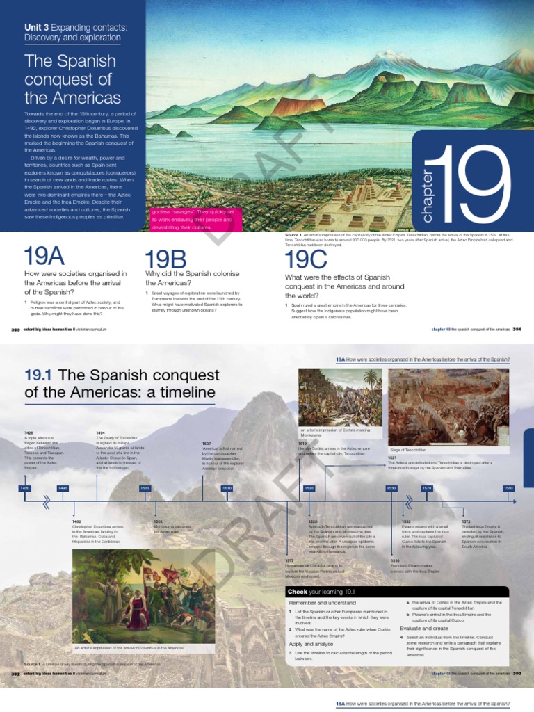 Chapter 19 The Spanish Conquest of The Americas 14 | PDF | Spanish ...