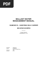 Ballast Water Management Plan Overview | PDF | Tonnage | Ships