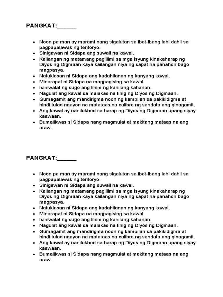 PANGKAT | PDF