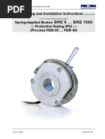 Precima FDB Spring Loaded Brakes | PDF | Brake | Electric Motor