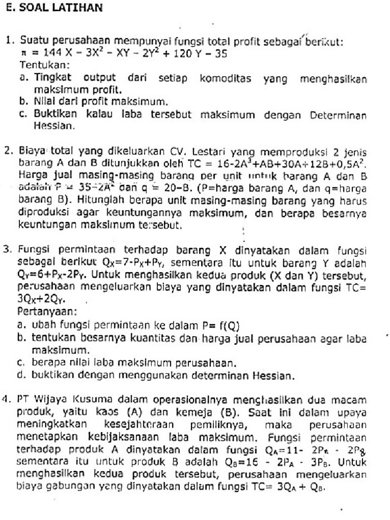 5.latihan Matrik | PDF