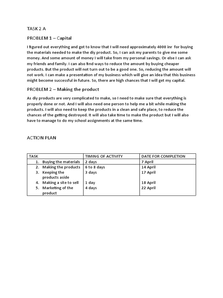 Enterprise Task 2a | PDF