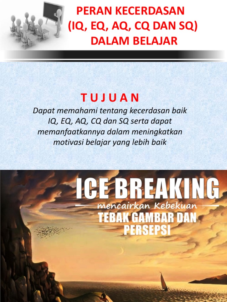 Peran Kecerdasan IQ-EQ-AQ-CQ Dan SQ Dalam Belajar | PDF