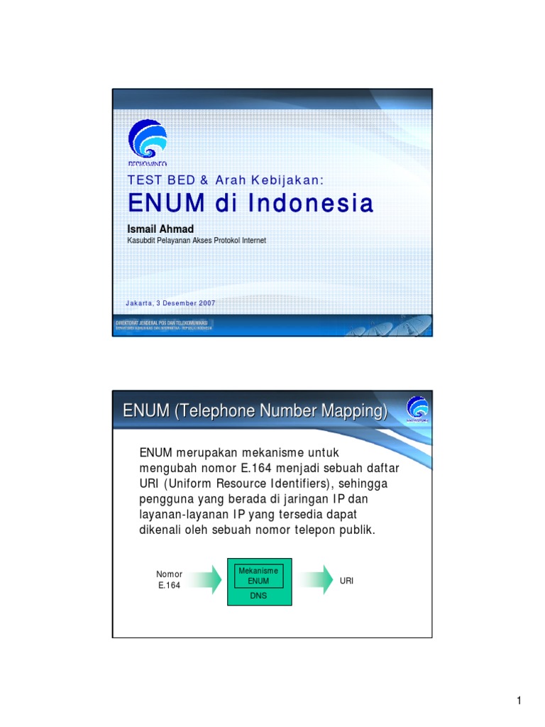 Dirjen Postel Enum | PDF