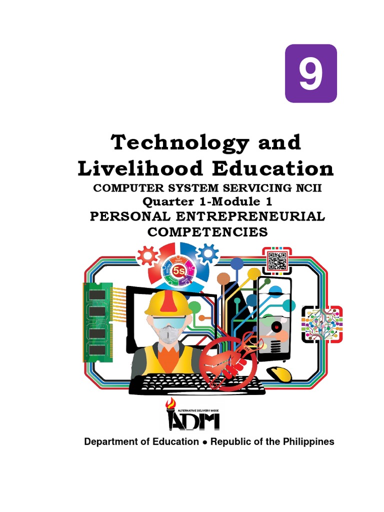 Tle-9-Module 1-Pecs | PDF | Entrepreneurship | Goal