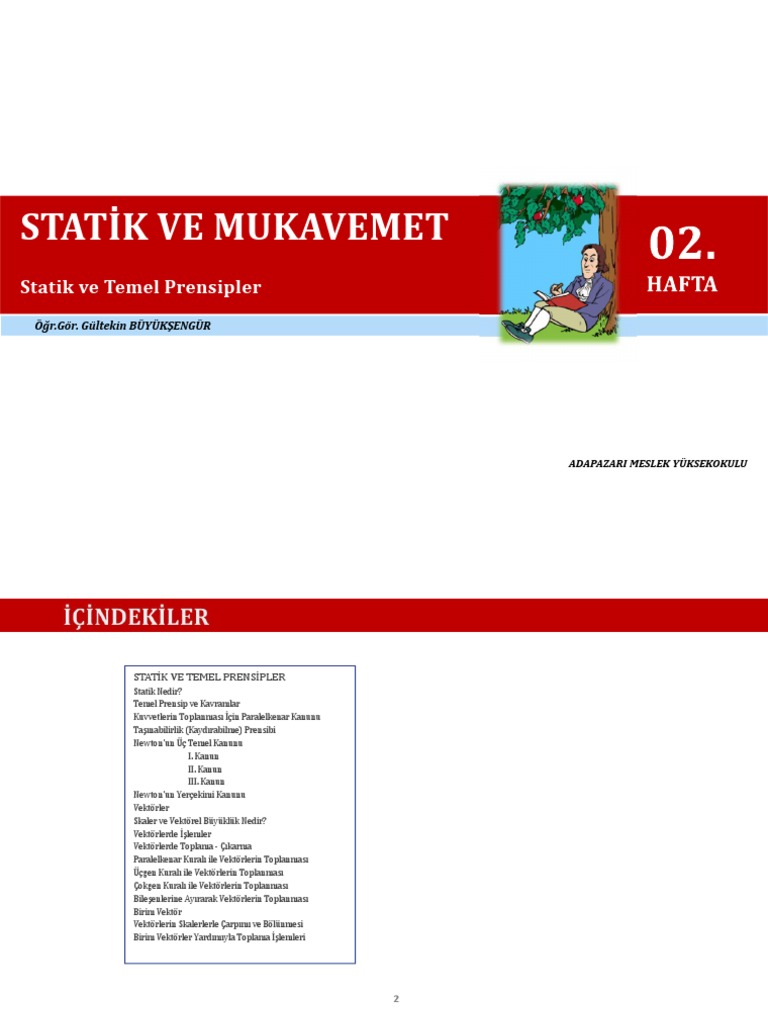 MEP105 Hafta02 | PDF