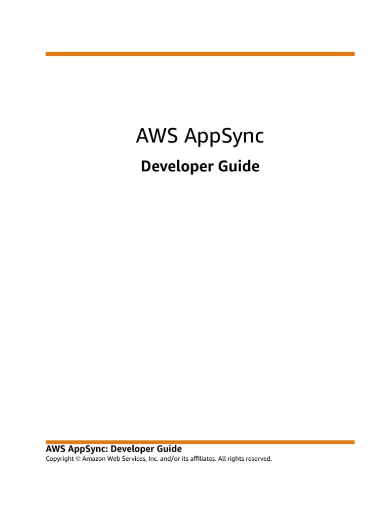 AWS AppSync | Download Free PDF | Amazon Web Services | Domain Name System