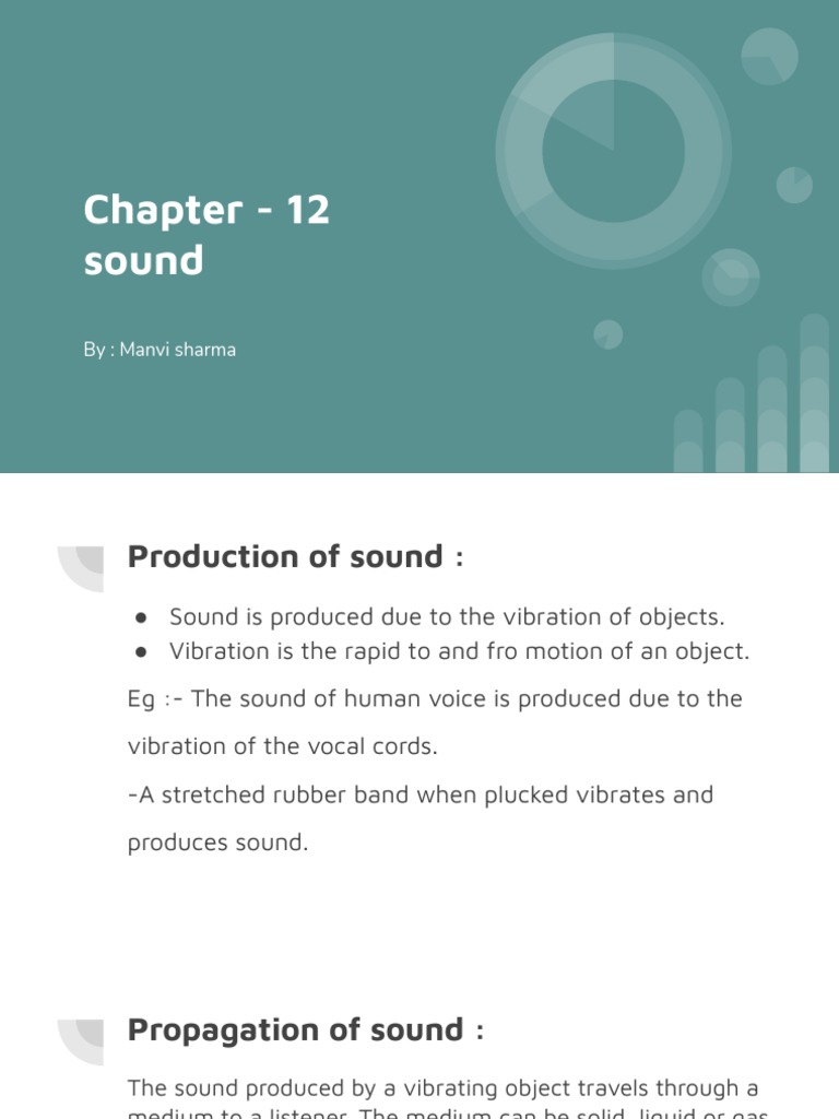 Physics - Sound | PDF | Sound | Waves