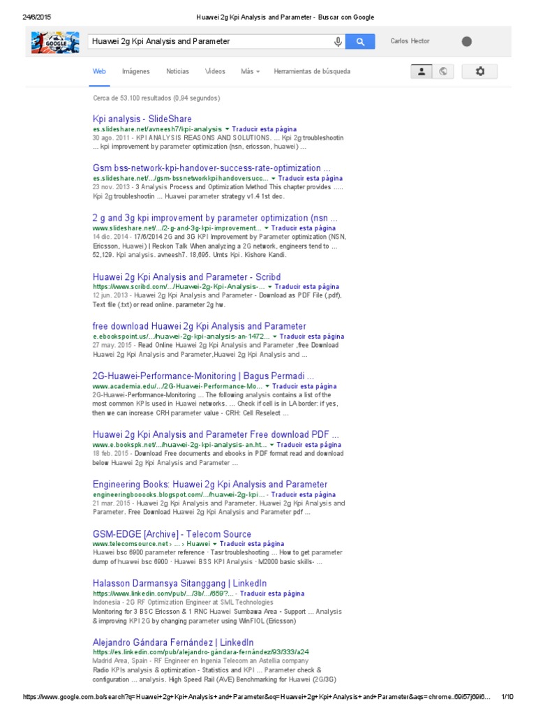 Docu - Tips Huawei 2g Kpi Analysis and Parameter Buscar Con Google | PDF | 3 G | Protocolos de ...