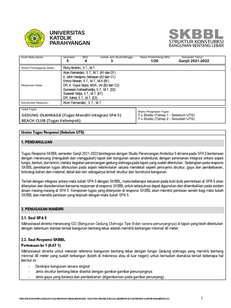 Tugas SKBBL Ganjil 2021 2022 | PDF