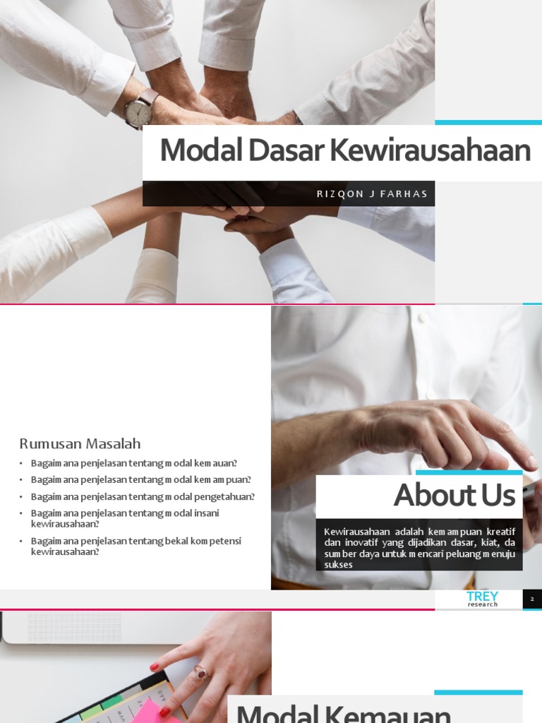 Modal Kewirausahaan: Kemauan, Kemampuan, Pengetahuan | PDF | Karier ...
