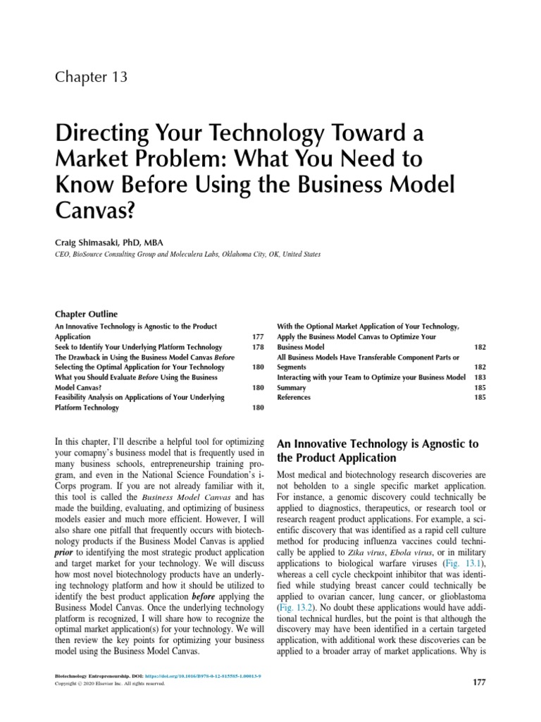 Chapter 13 - Directing Your Technology Toward A Market PR - 2020 ...