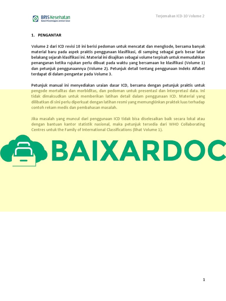 Terjemahan Icd 10 Vol 2 Final | PDF | Pengembangan Diri | Pengelolaan Keuangan & Uang