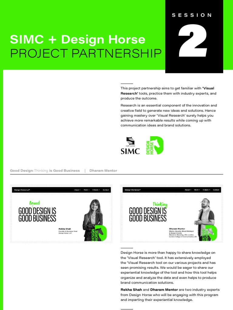 SIMC - Session 2 On Visual Research by Dharam Mentor, Symbiosis ...