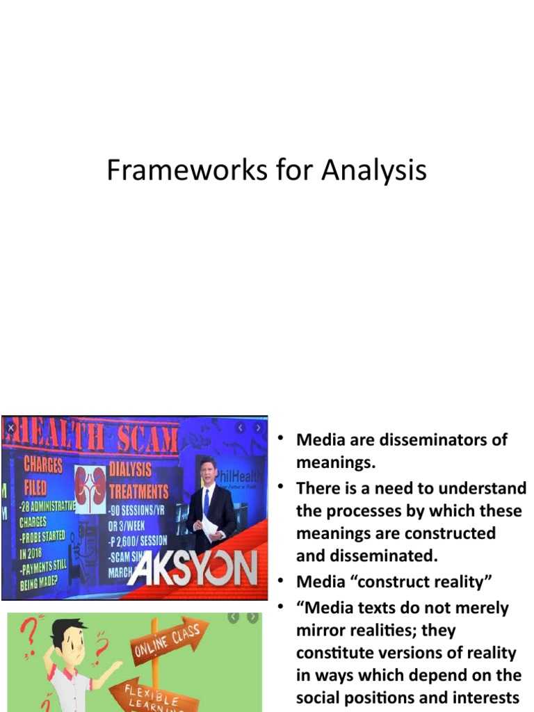 Frameworks For Analysis | PDF | Science | Communication