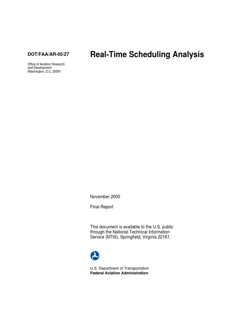 05-27 Rtsa | PDF | Real Time Computing | Scheduling (Computing)
