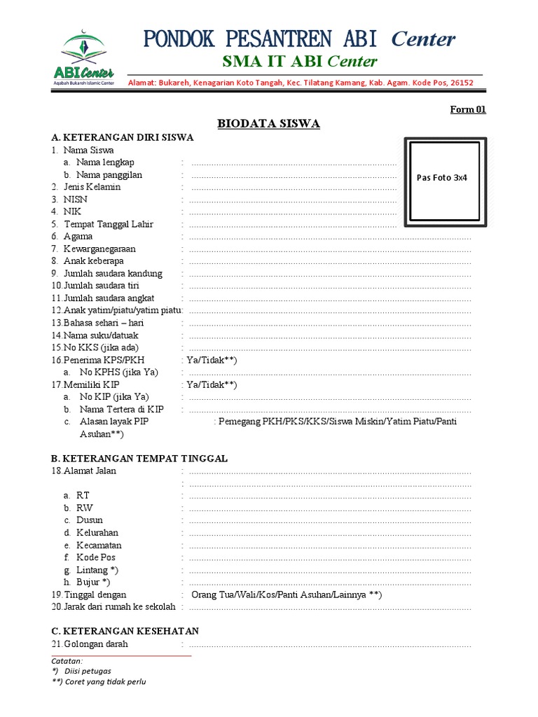 Formulir | PDF