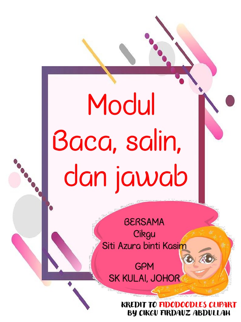 Modul Baca Tukis Jawab Cikgu Azura Free | PDF