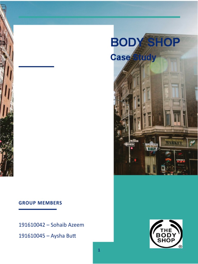 Body Shop - Case Study | PDF | Cosmetics | Retail