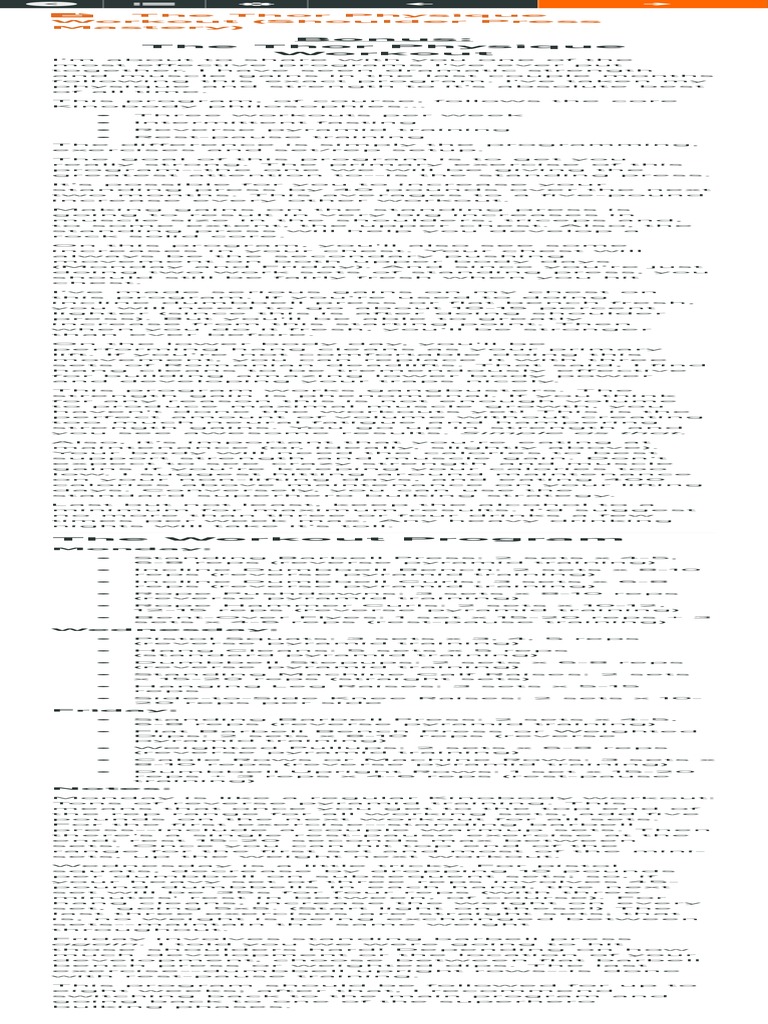 The Thor Physique Workout (Shoulder Press Mastery) Kinobody Fitness ...