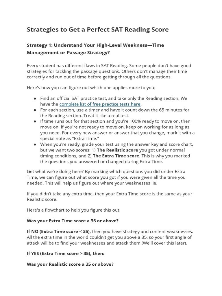 SAT Strategy | PDF | Sat | Vocabulary