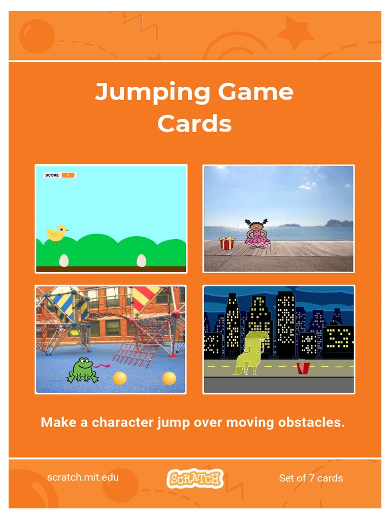 Jumping-Cards in Scratch | PDF | Scratch (Programming Language) | Computing