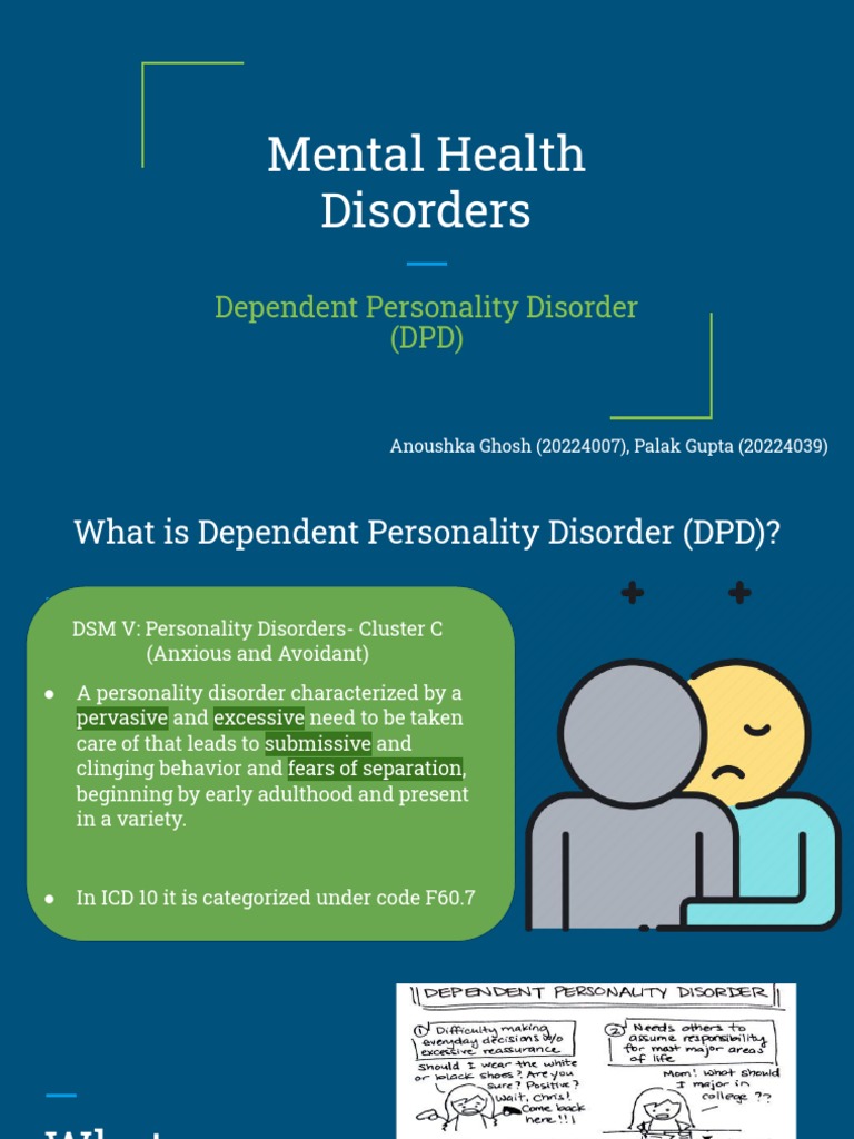 Dependent Personality Disorder | PDF | Mental Disorder | Personality ...